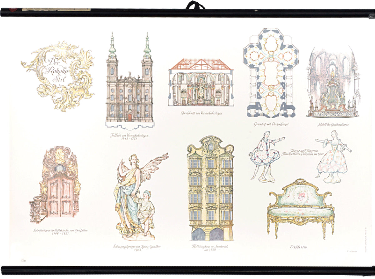 Rococo Architecture Drawing